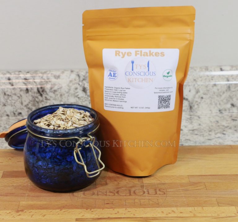 Rye Flakes: Rolled Cereal 12 oz. – Ty's Conscious Kitchen